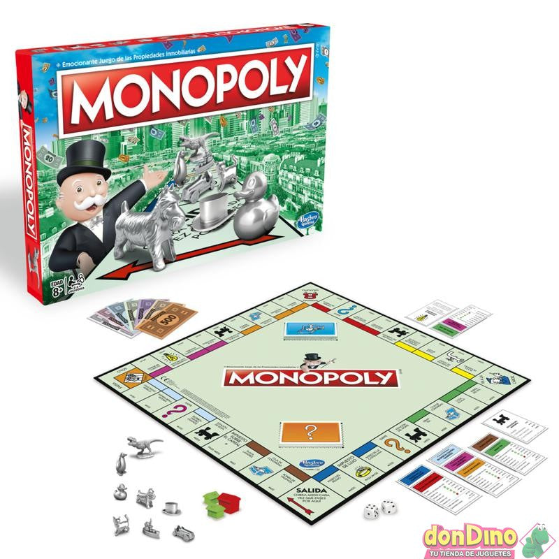 Monopoly Clásico Español - Juego de Mesa de Hasbro – DeoZio